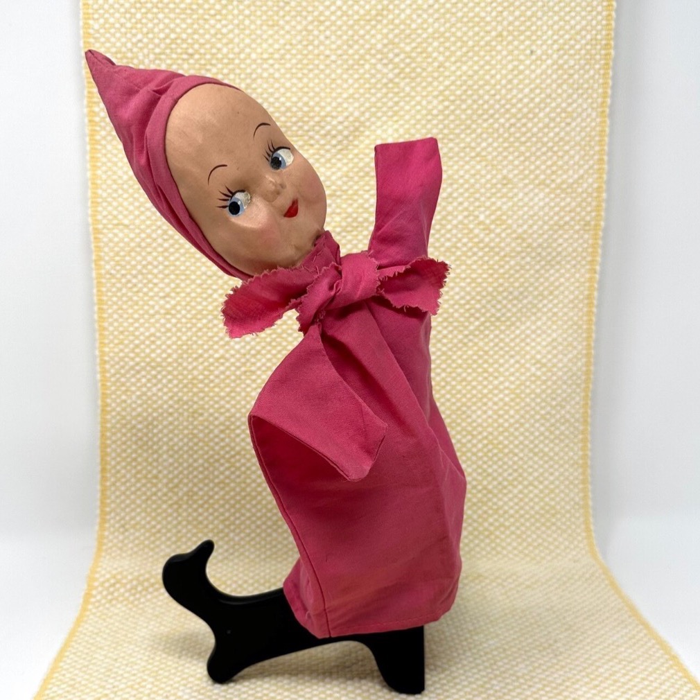 1950s Pinkie the Pixie Hand Puppet Hospital Pal Doll
