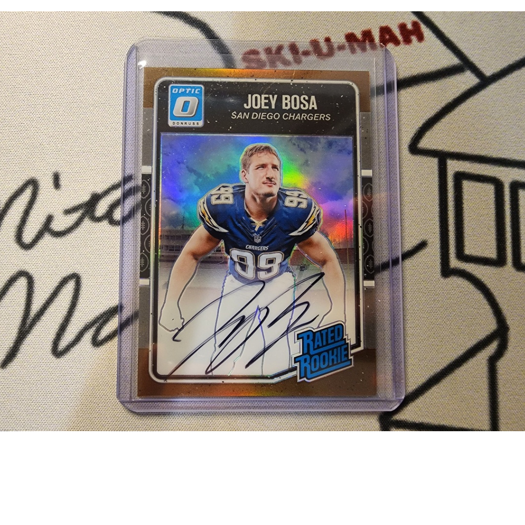Joey Bosa Bronze Optic Rated Rookie Autograph