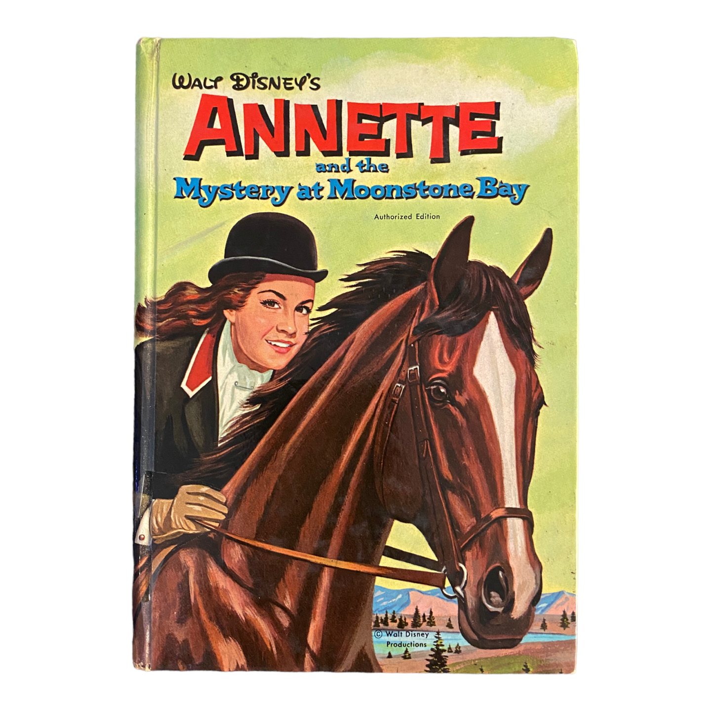 1962 Disney “Annette And The Mystery At Moonstone Bay” Whitman Book