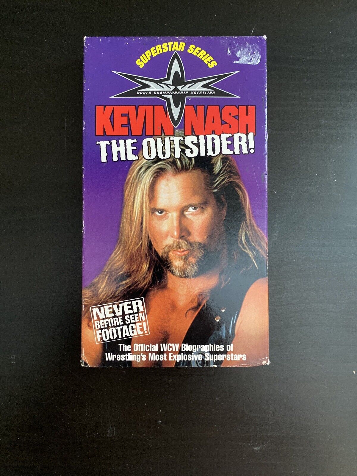 WCW - Kevin Nash: The Outsider (VHS, 1999) WWF WWE ECW NWA TNA AEW