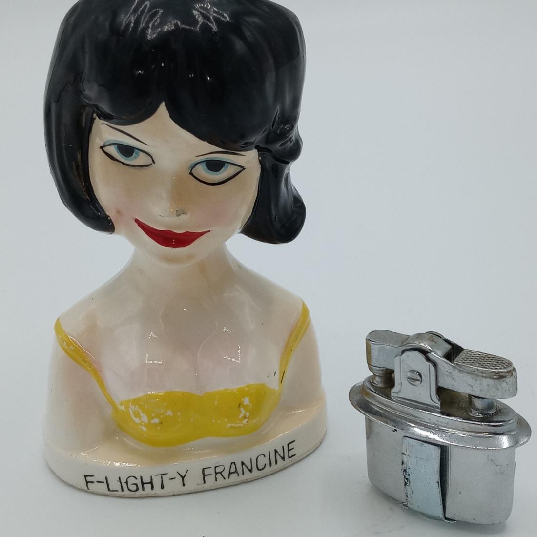 Vintage Amico Lighter F-Light-Y Francine 1966 Light-Headed Dames Series