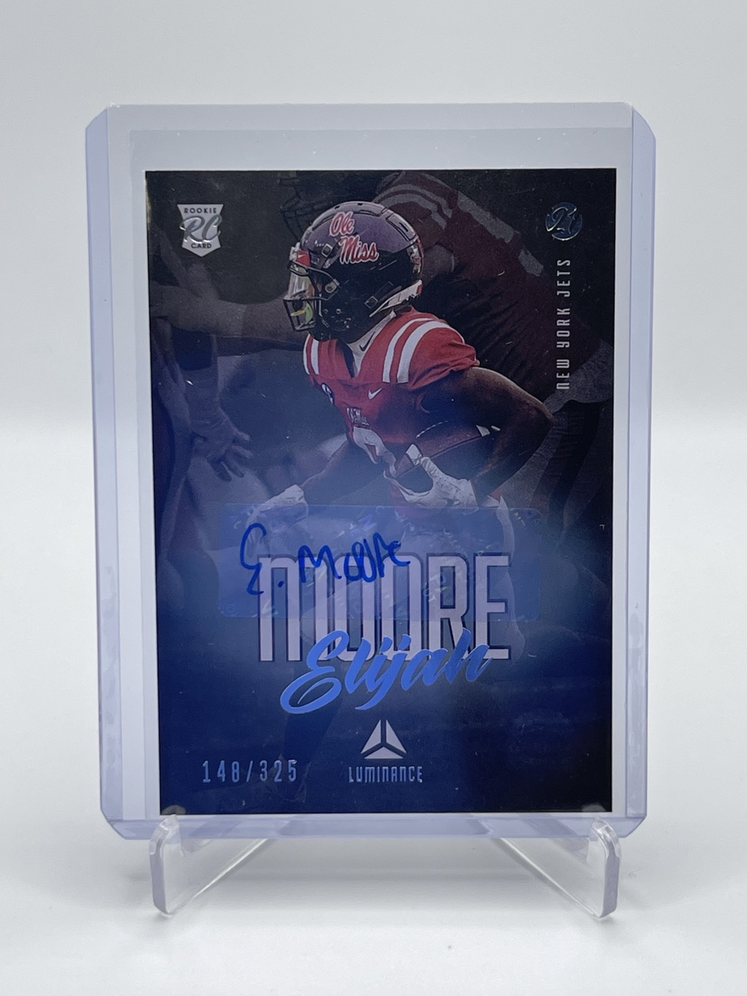2021 Luminance Elijah Moore Rookie Auto #/325 RC 2021 Luminance Elijah Moore Rookie Auto #/325 RC