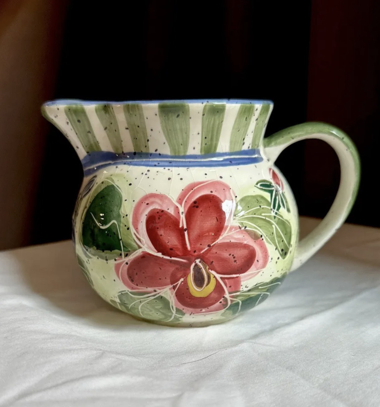 Enesco Small Flower Pitcher