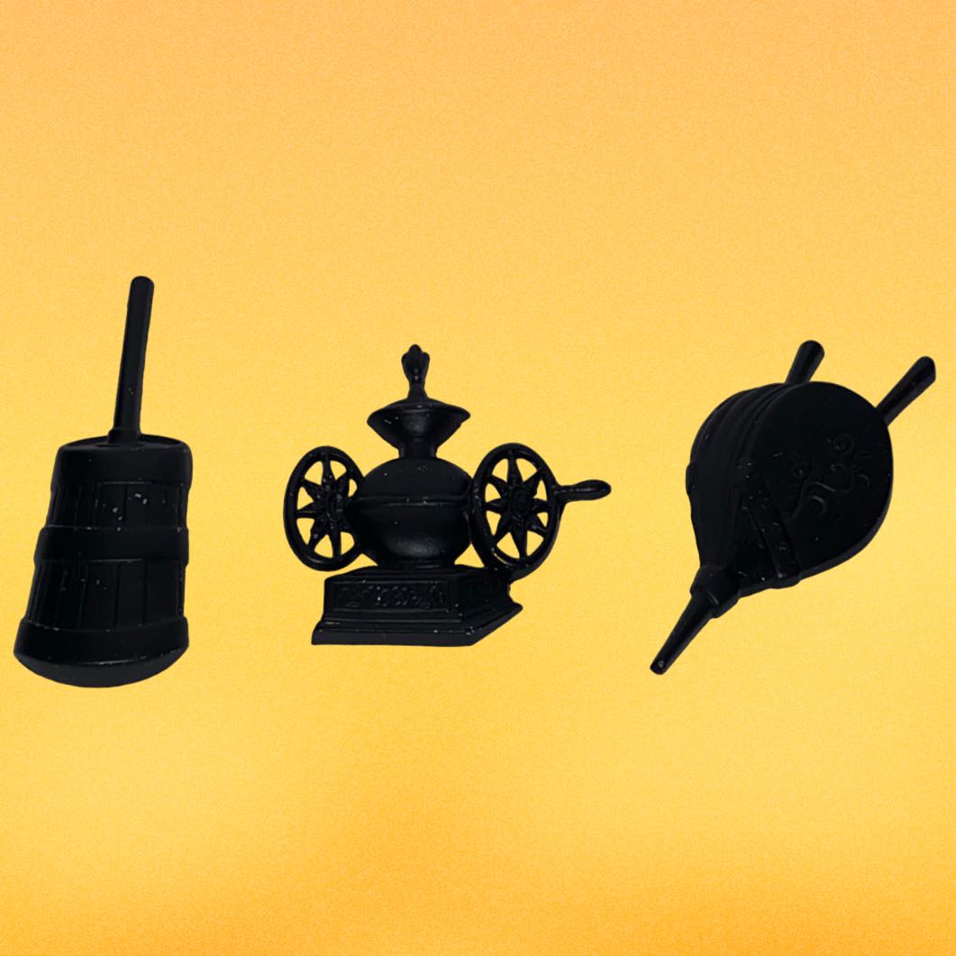 Vintage 3 Pc Set Cast Iron Wall Hanging Farmhouse Kitchen Decor Sexton ...