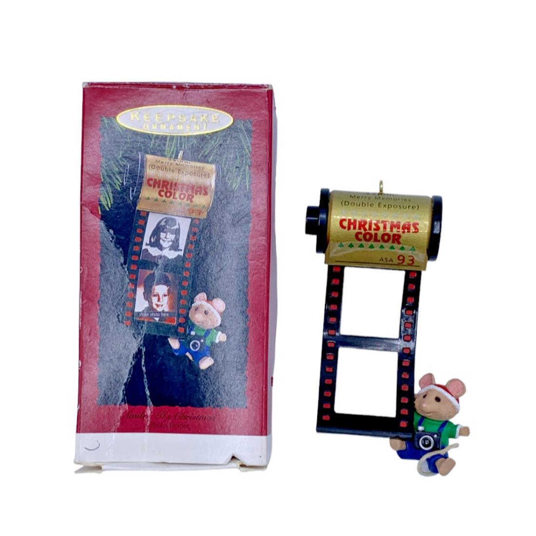 1993 Hallmark Keepsake "SMILE IT'S CHRISTMAS" Ornament