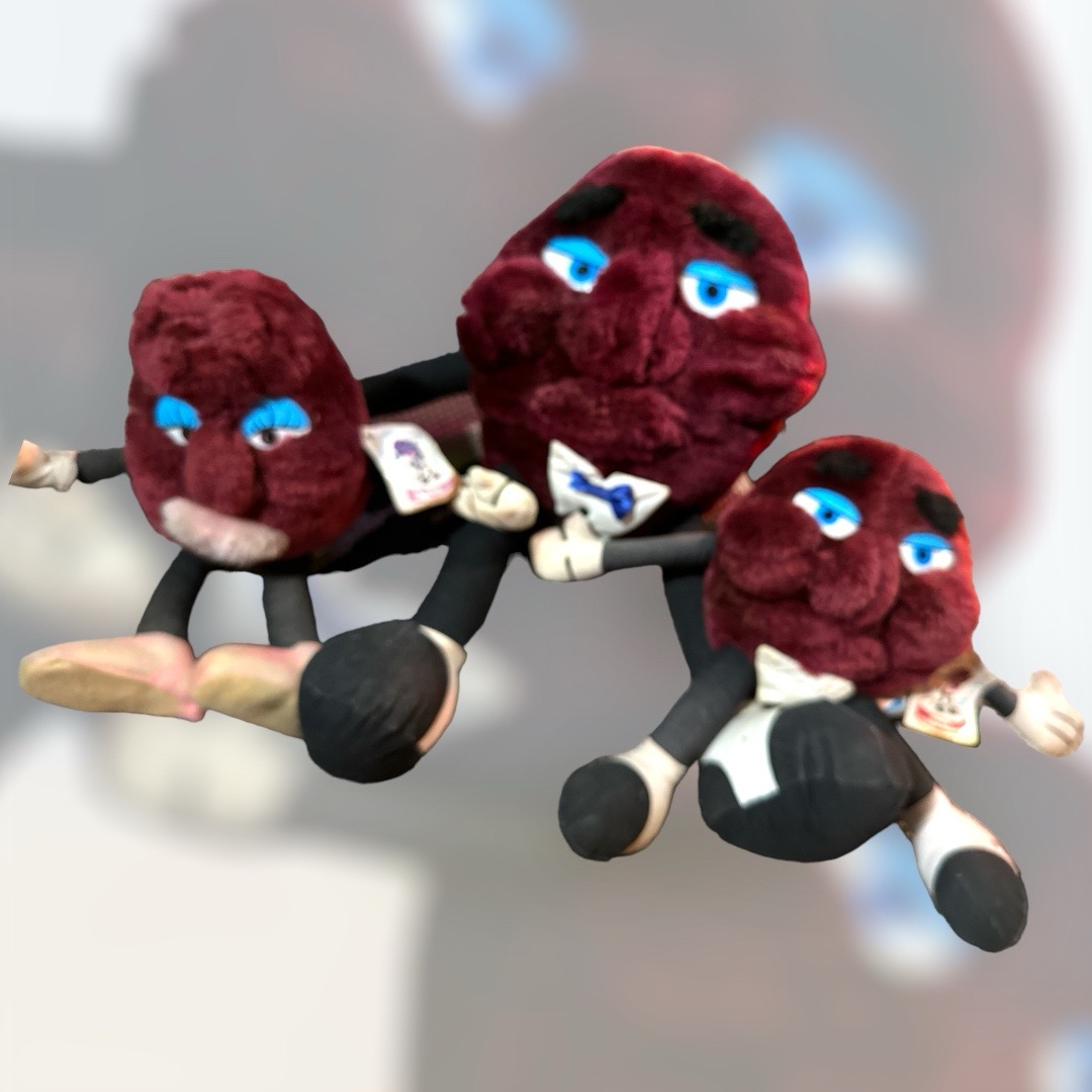 Trifecta Of 80s California Raisins With Tags 🏷️
