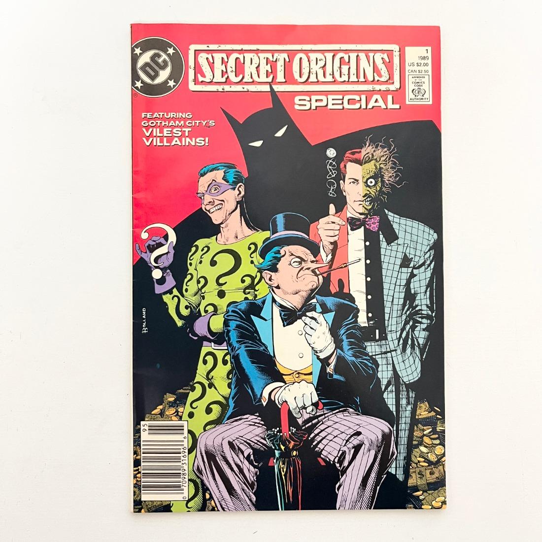 Secret Origins Special 1 Comic Book Batman Gotham City Villains Vintage ...