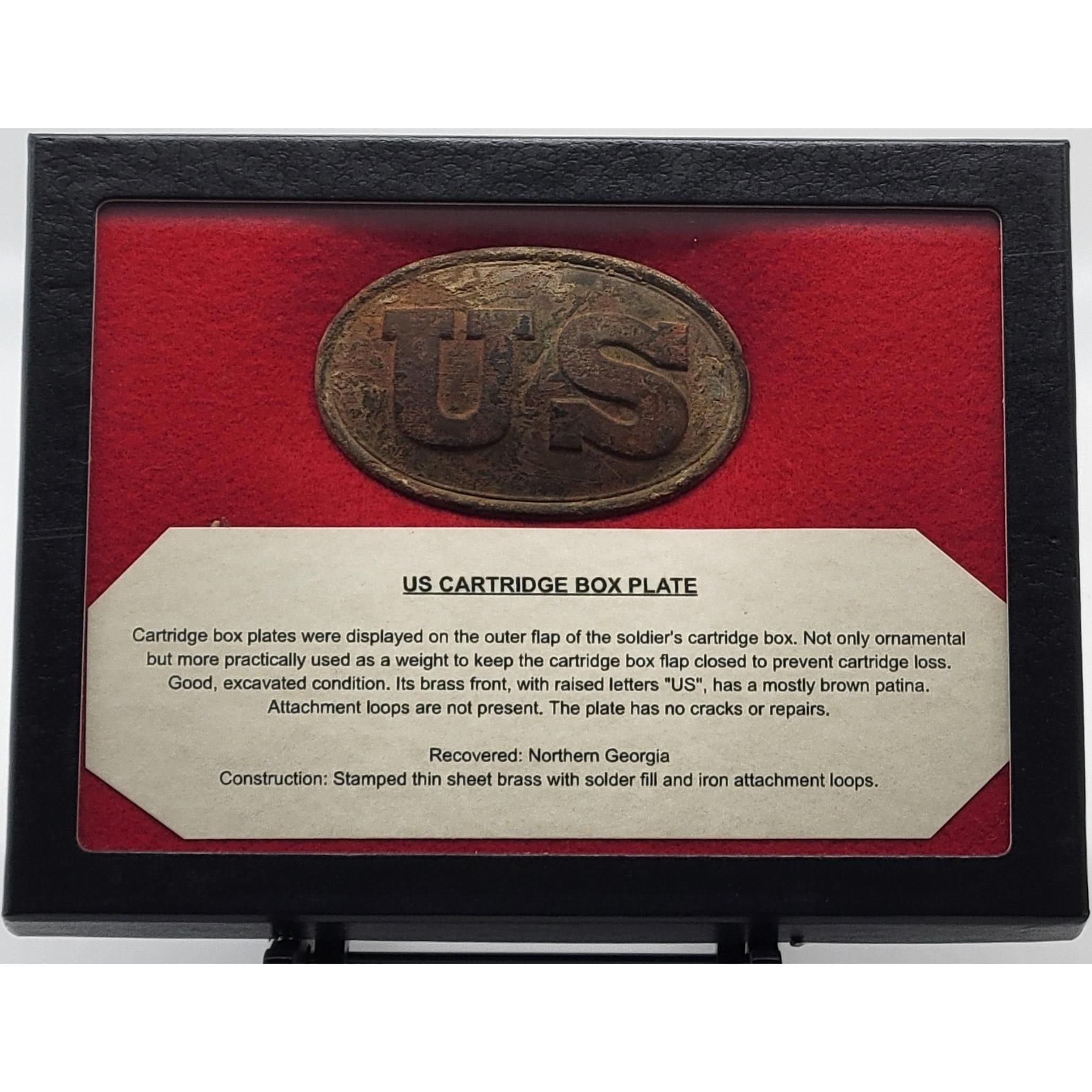 US Civil War Cartridge Box Plate