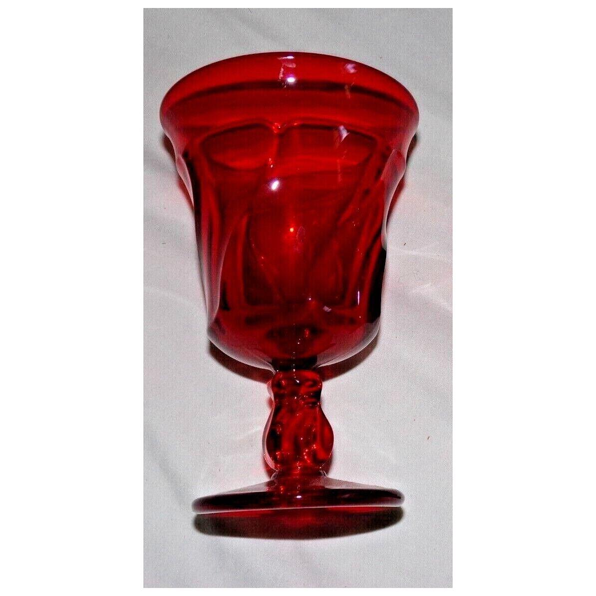 Fostoria Jamestown Ruby Red Water Or Wine Glasses.4 Avail. of each! MCM ...
