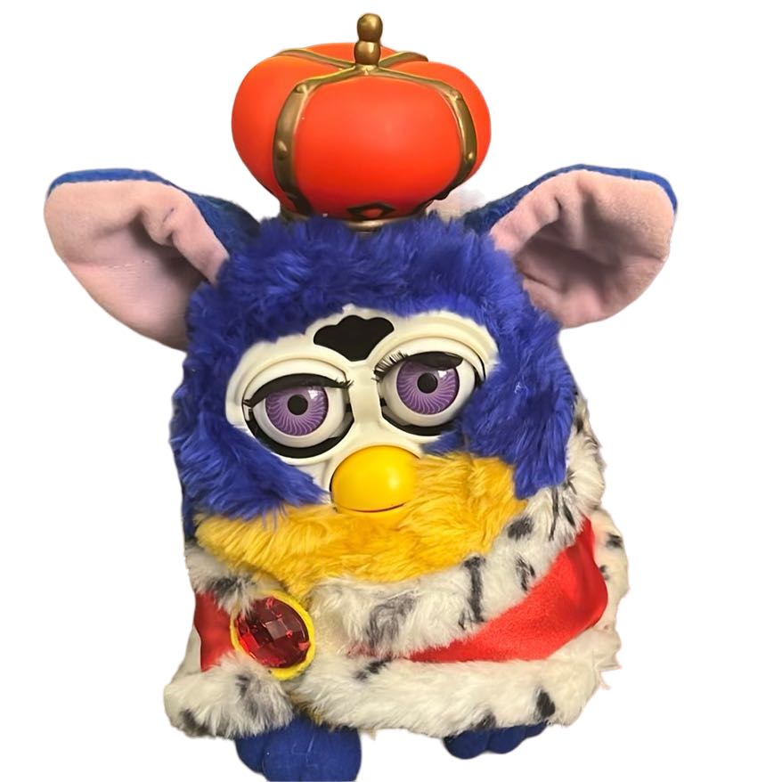 King Furby 1998 Royal Majesty Purple Eyes Special Limited Edition (works)