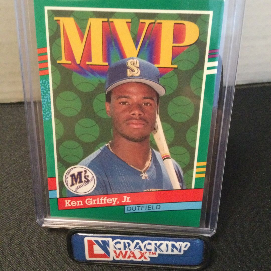 Ken Griffey Jr 1990 Leaf MVP Card #382 Seattle Mariners