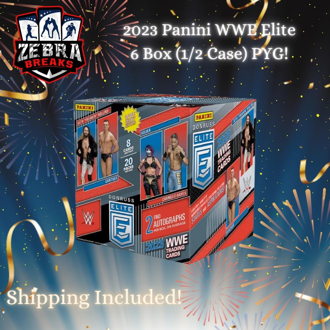 ZB 2459: 2023 Elite WWE 6 Box Stack PYG