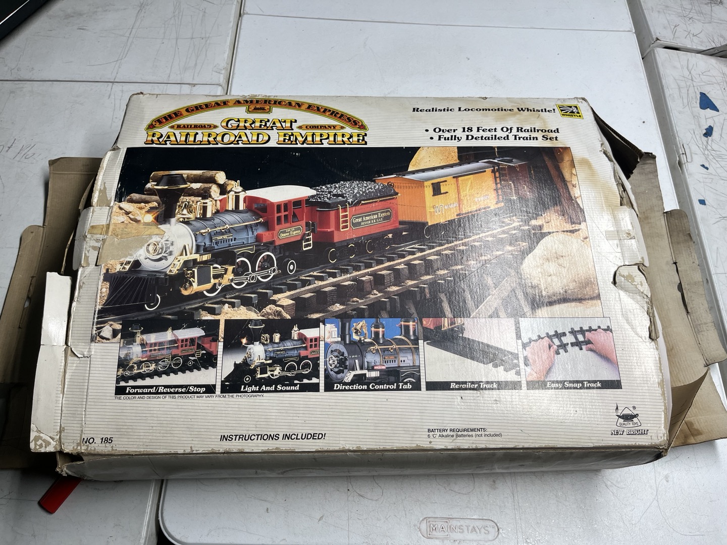 New Bright 90s Train set