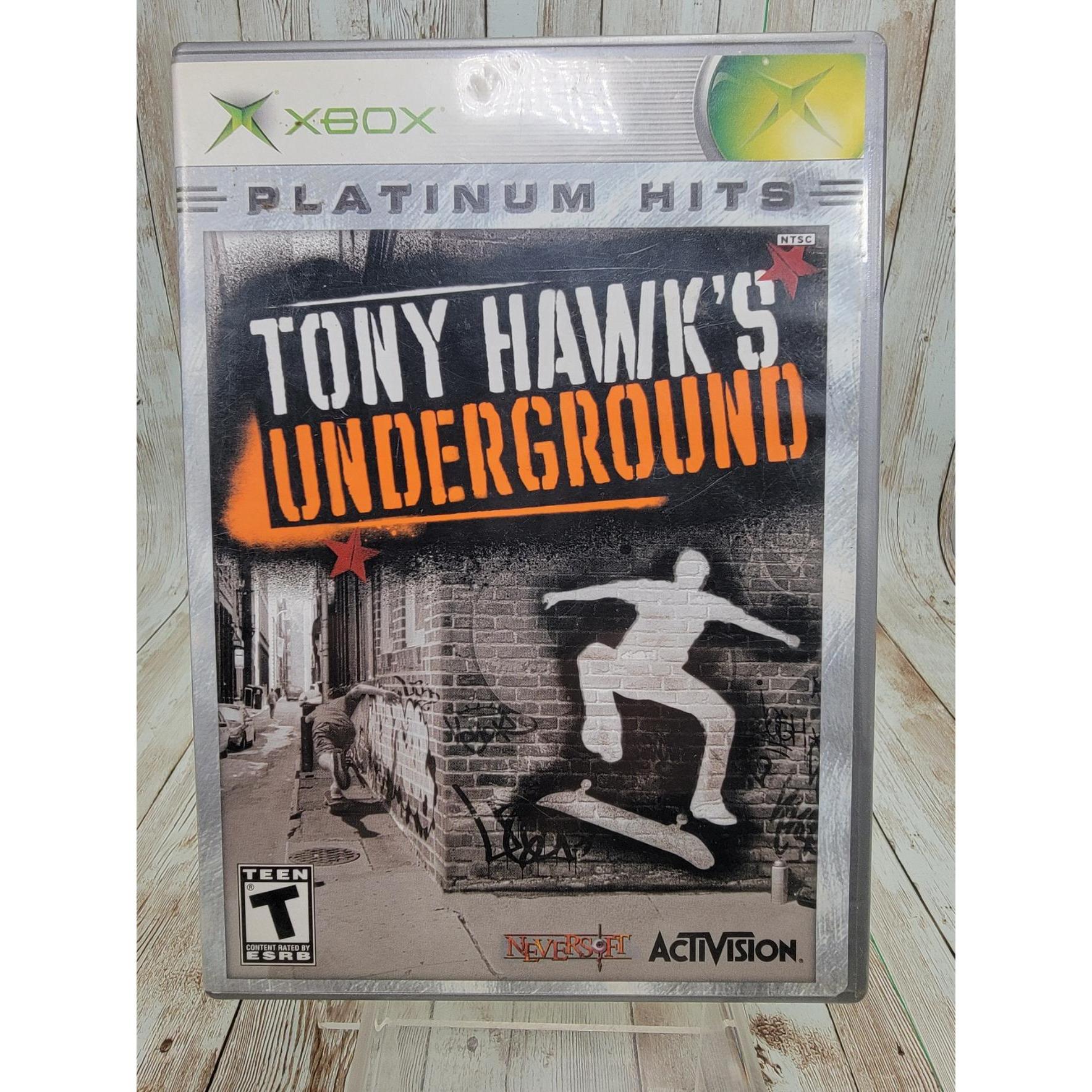 Tony Hawks Underground Xbox Platinum Hits Complete CIB