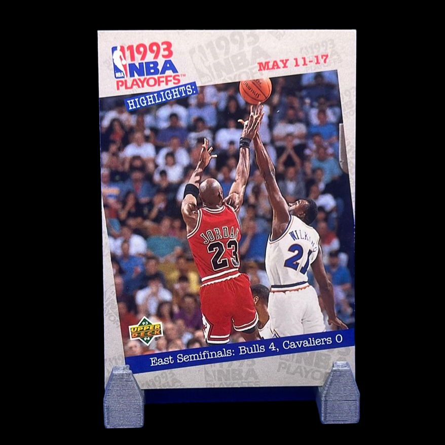 1993 Upper Deck NBA Playoffs Michael Jordan Chicago Bulls