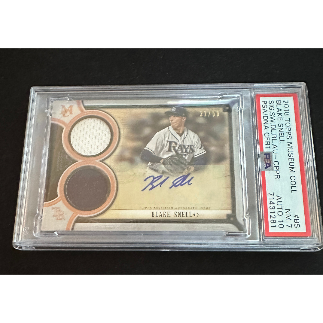 Blake Snell Signature Swatches Auto /50