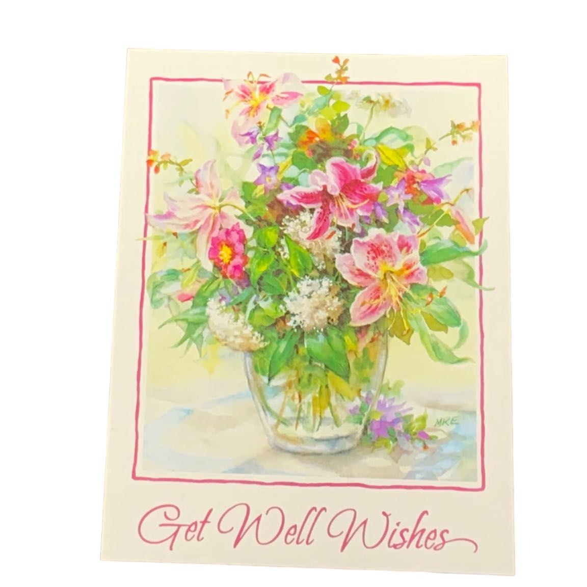 Vintage Get Well Soon Greeting Card