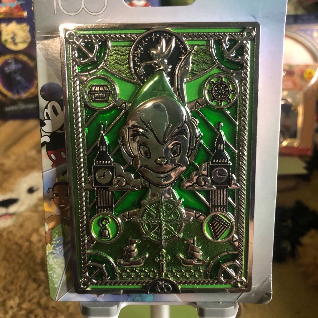 Peter Pan Jumbo Stained Glass Pin