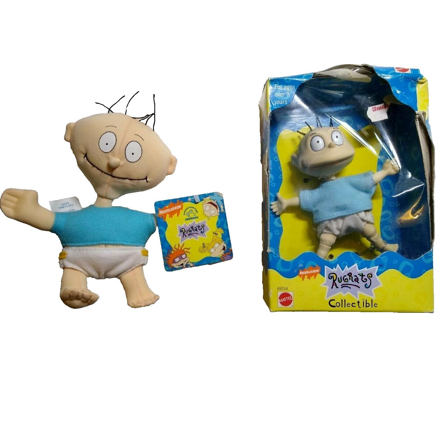 Rugrats Mattel Nickelodeon Figures Boxed Tommy Plush Figures Tags 1997 ...