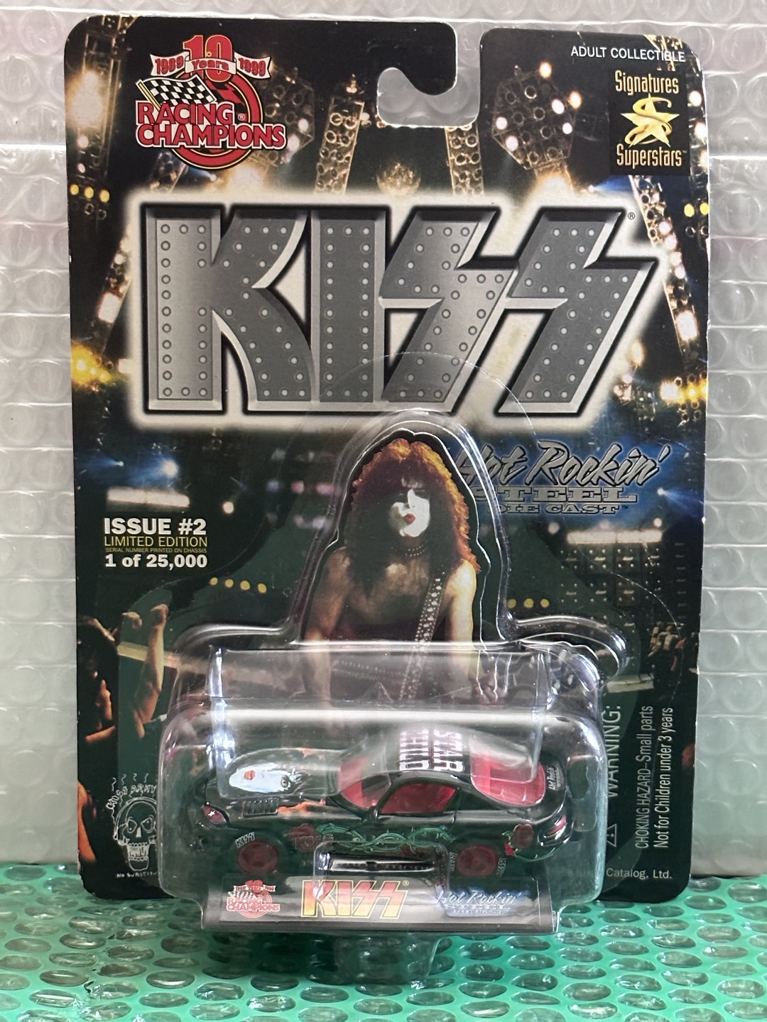 Kiss Racing Champions 1:64 Scale Die Cast Car Paul Stanley Issue #2