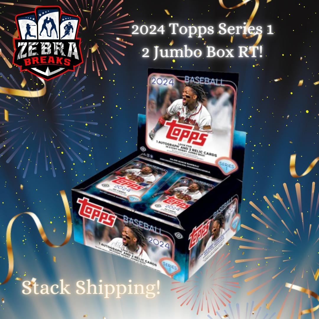 ZB 2487: 2024 Topps Series 1 Jumbo 2 Box Stack PYT #10