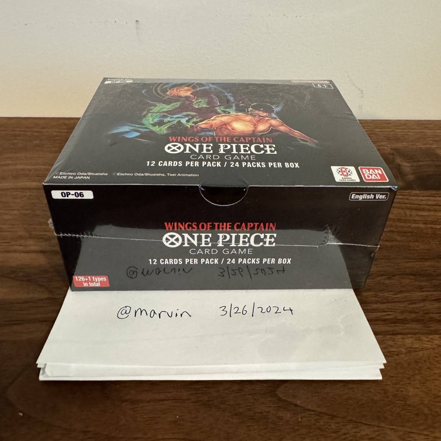 One Piece - OP06 Wings of the Captain Booster Box