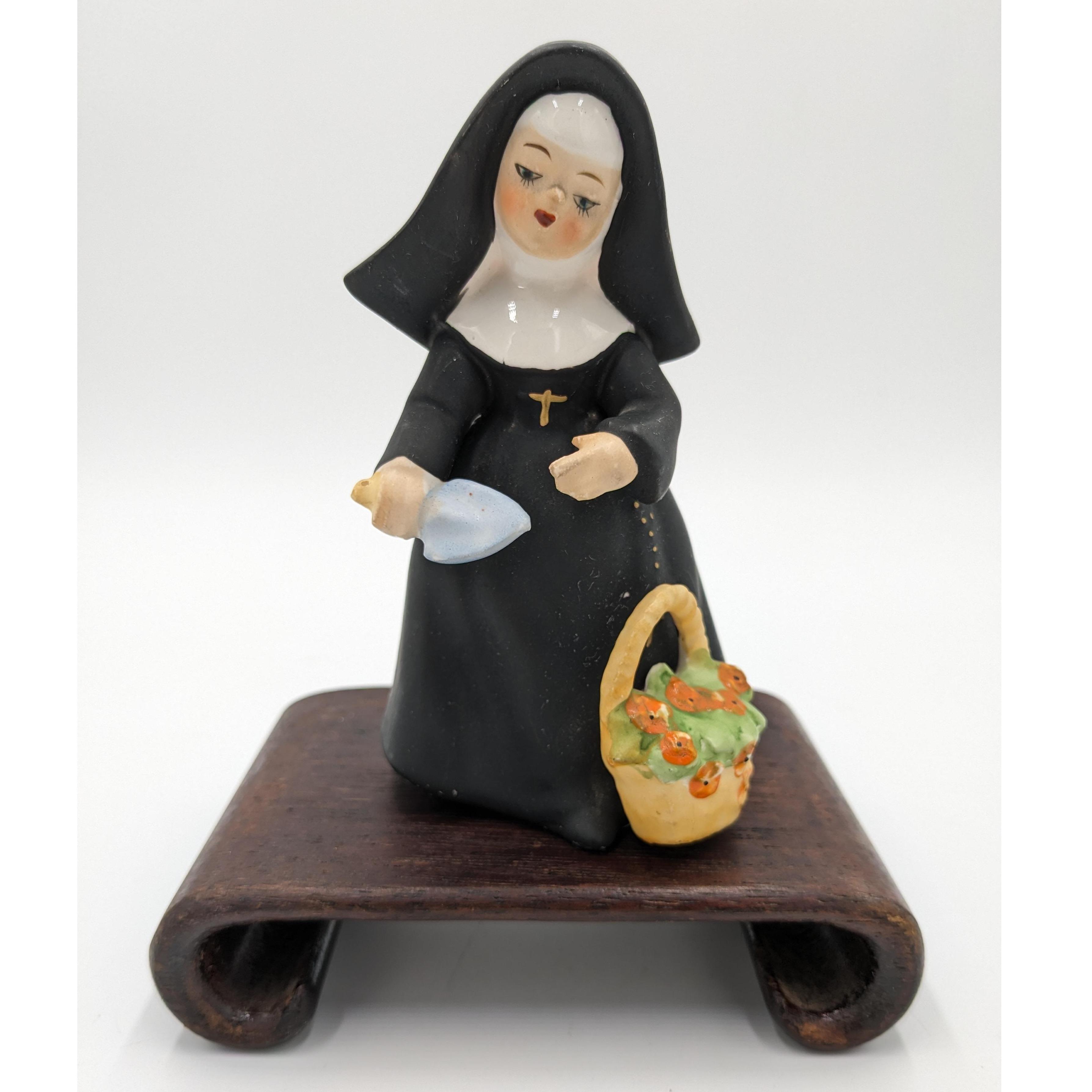 Vintage Victoria Ceramics Nun Figurine