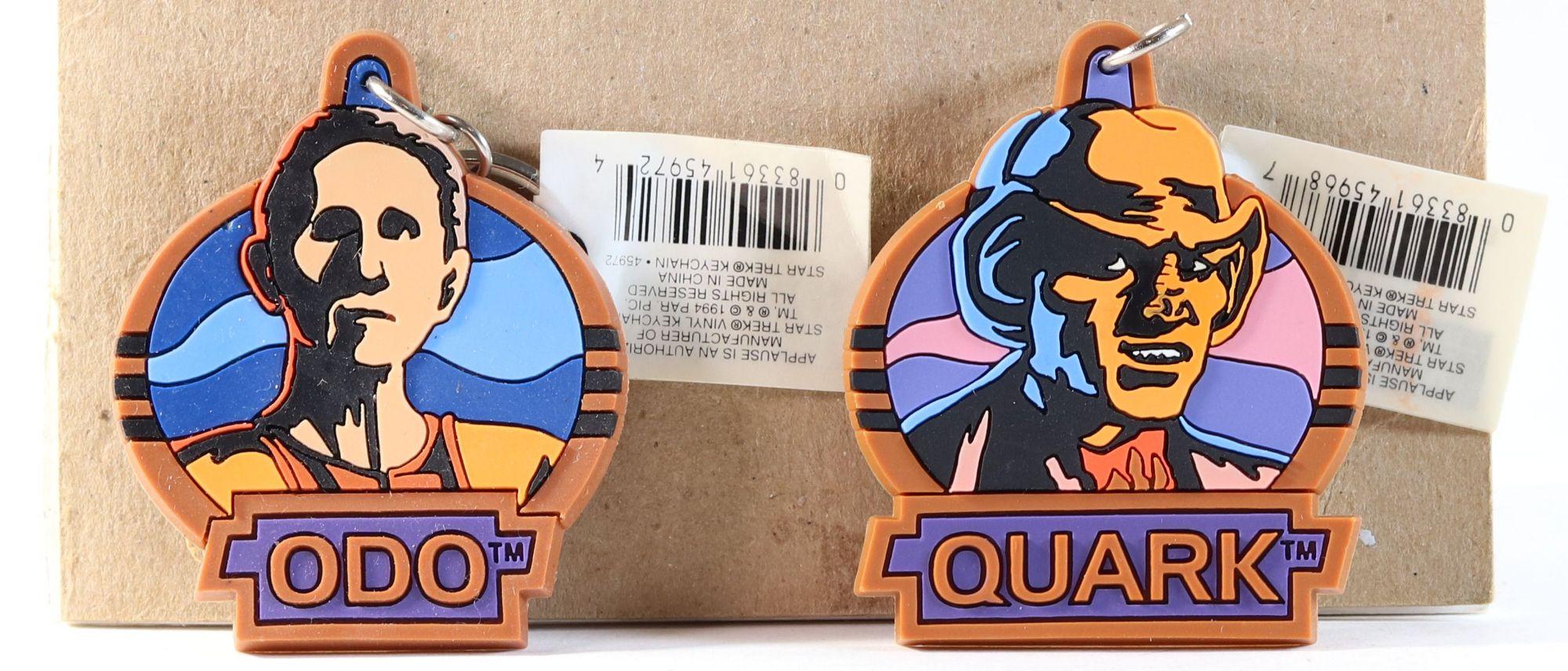 Vintage Star Trek Deep Space Nine Quark & ODO Rubber Keychains from ...