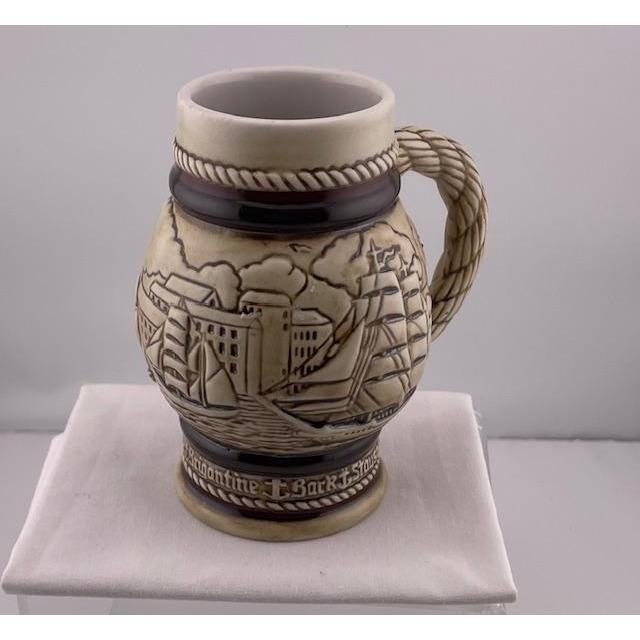 Vintage Avon Ceramic Ceramarte Beer Stein - Features Tall Ships on the ...