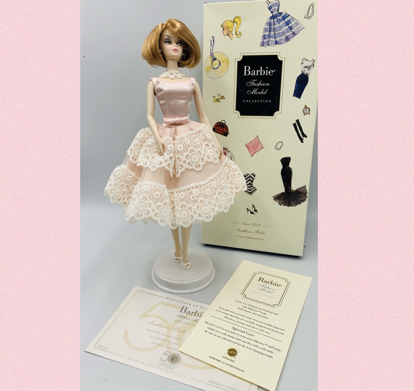 Southern Belle Barbie Fashion Model Collection N5009 Silkstone 2008 ...