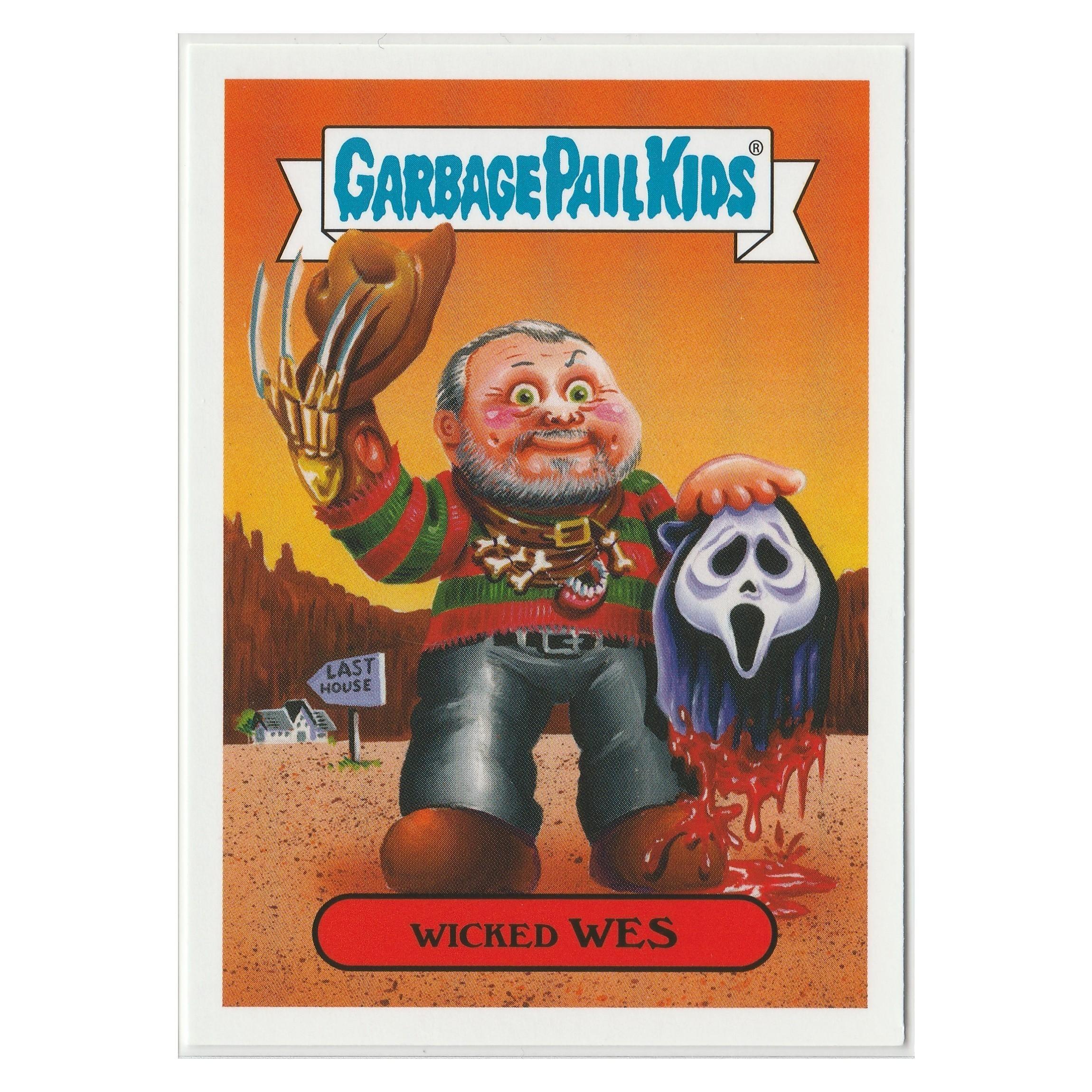 Garbage Pail Kids Wicked Wes Horror Personality Sticker #10a of 15 2019 ...