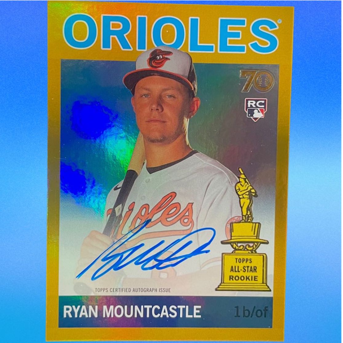Ryan Mountcastle RC /50 Gold Auto - 2021 Topps All Star Rookie Cup ...