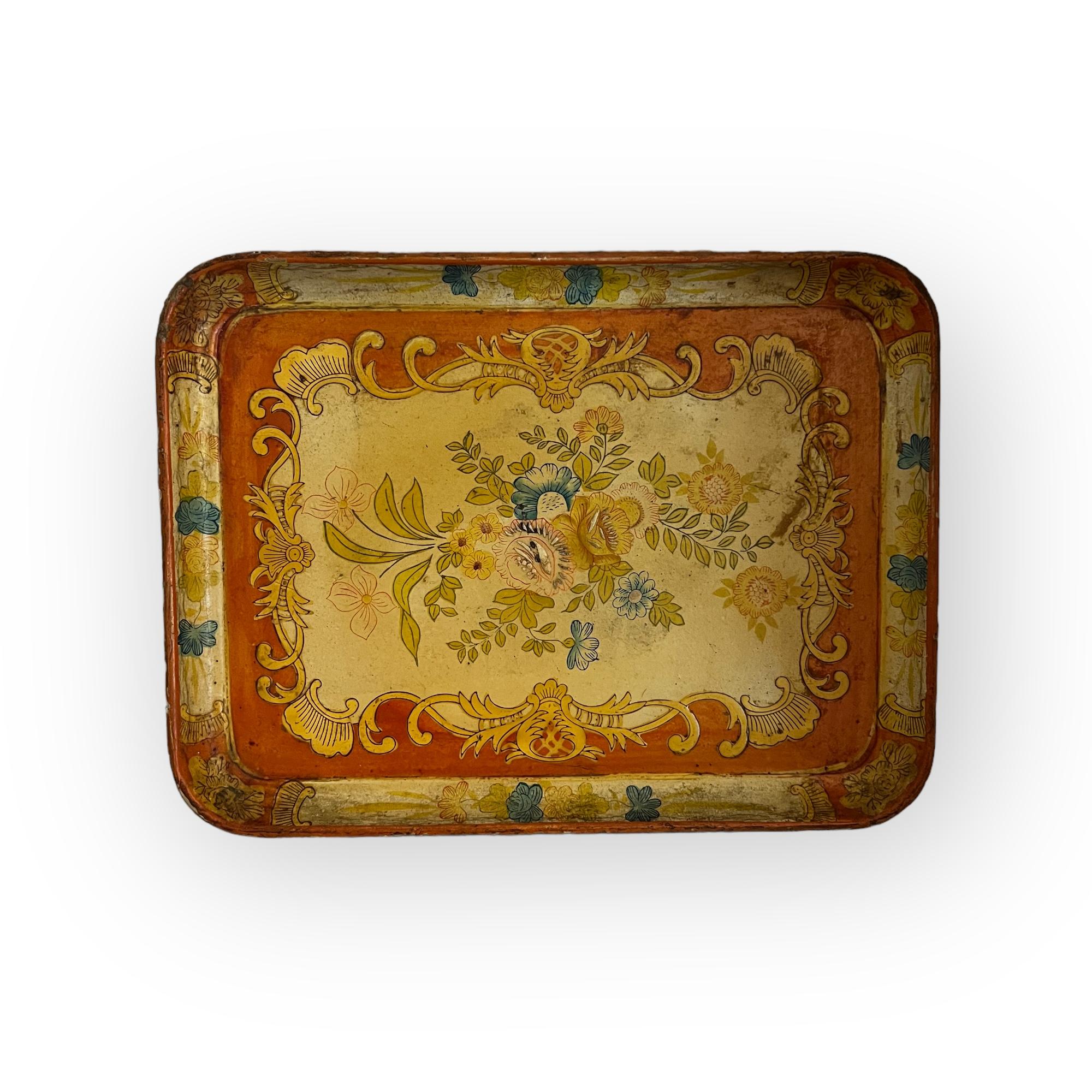 Vintage Occupied Japan Tray, Alcohol Proof Paper Mache Tray, 1940s ...