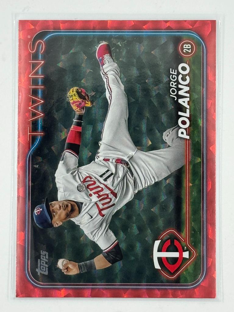 Jorge Polanco 2024 Topps Red /199 Minnesota Twins