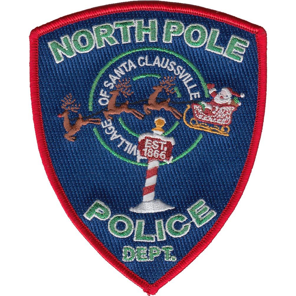NORTH POLE POLICE DEPARTMENT SHOULDER PATCH