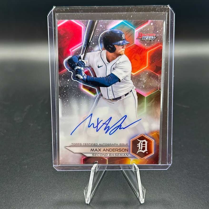 Max Anderson 2023 Bowman's Best Detroit Tigers Baseball Card