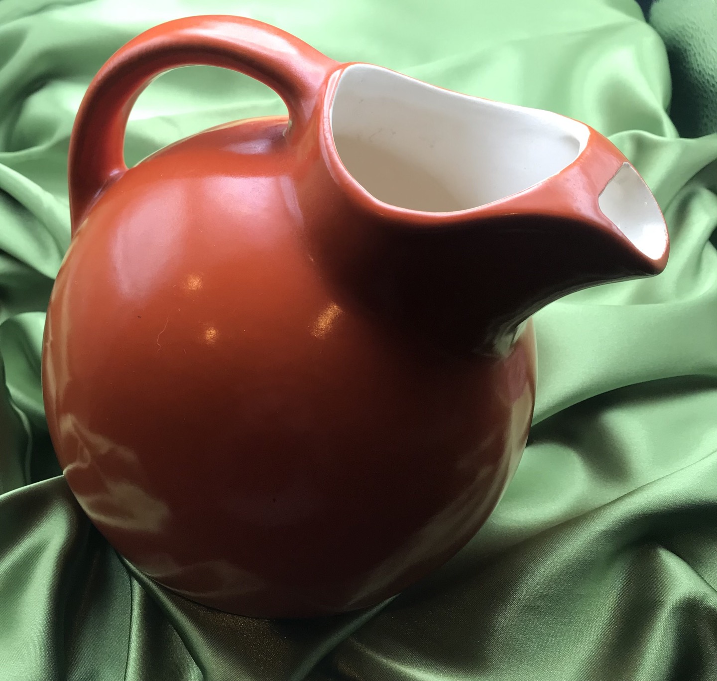 Orange Ball Pitcher