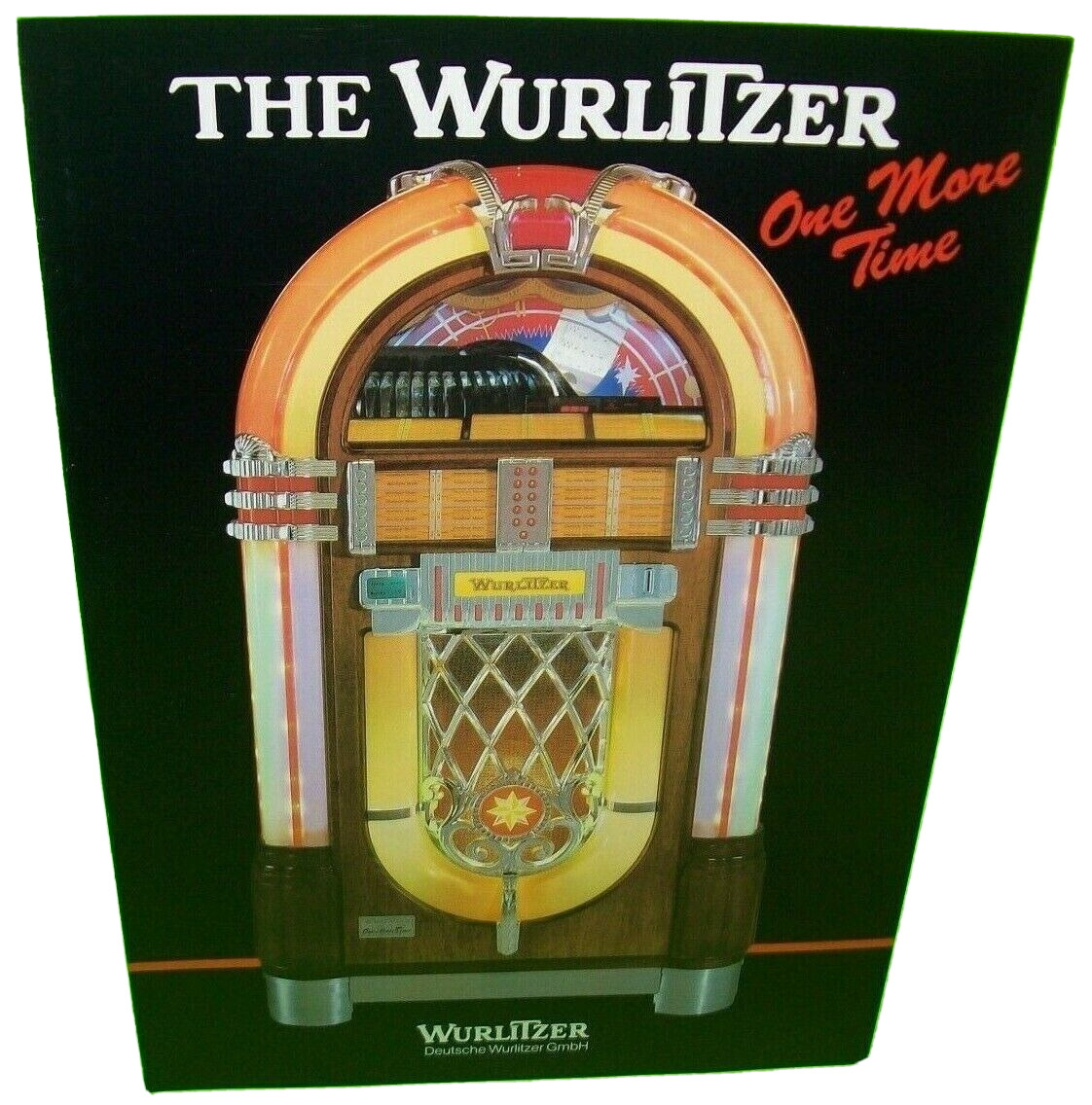 One More Time Wurlitzer Jukebox FLYER Original Phonograph Music Foldout ...