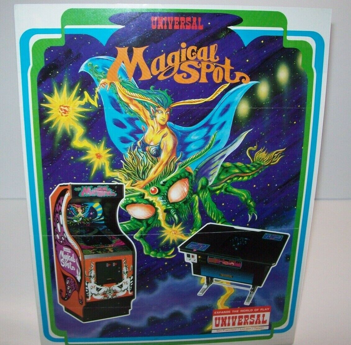 Magical Spot Arcade FLYER Original Universal Video Game 1980 Retro ...