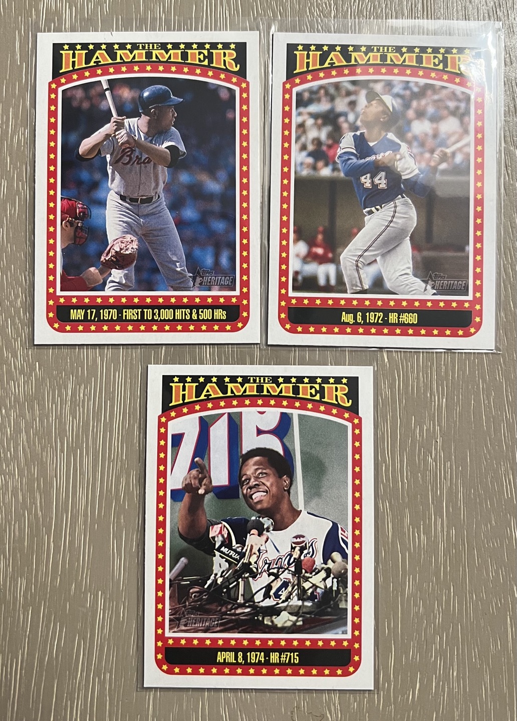Hank Aaron The Hammer Lot Atlanta Braves