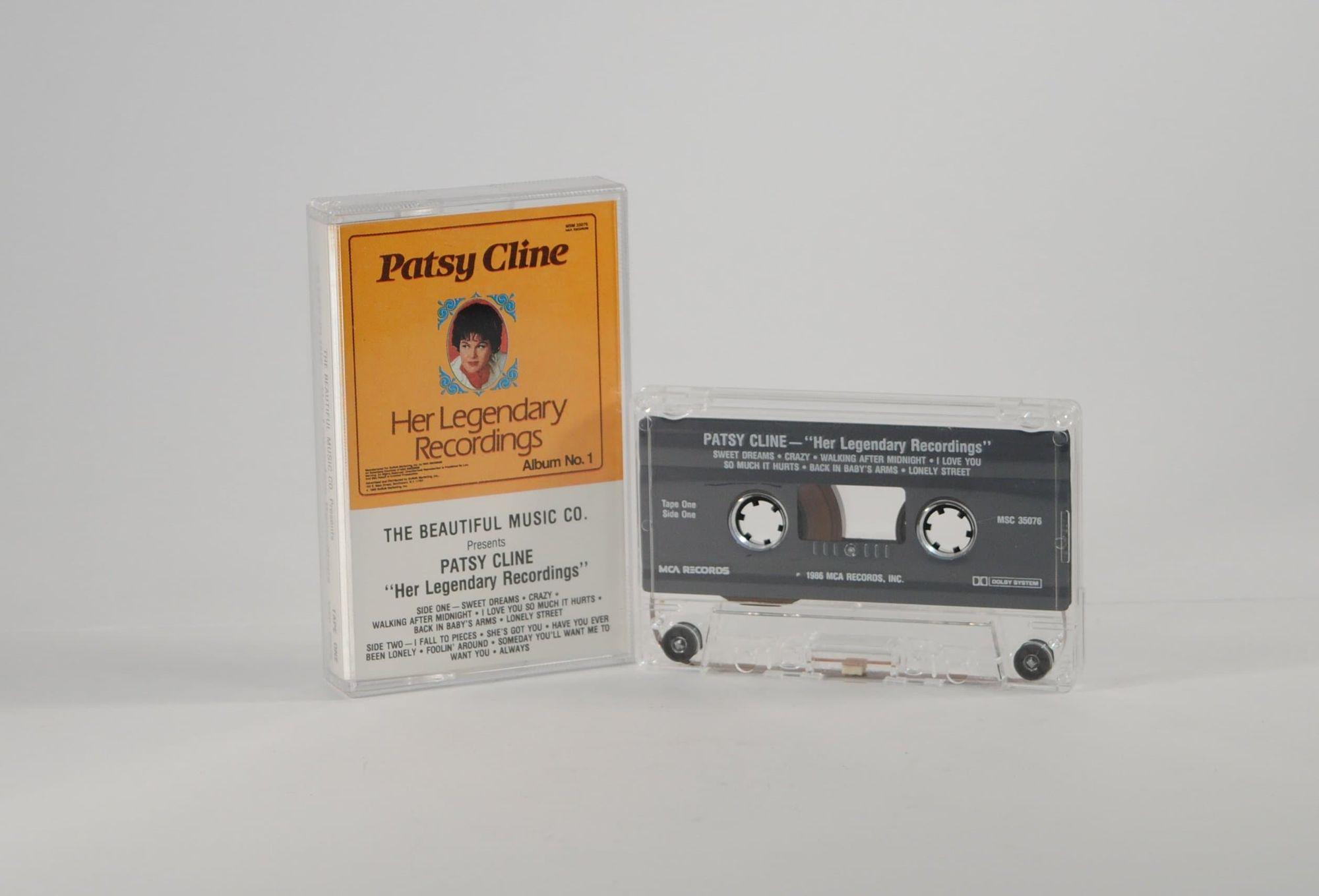 Patsy Cline Her Legendary Recordings 1986 MCA Records Vtg Cassette Tape ...