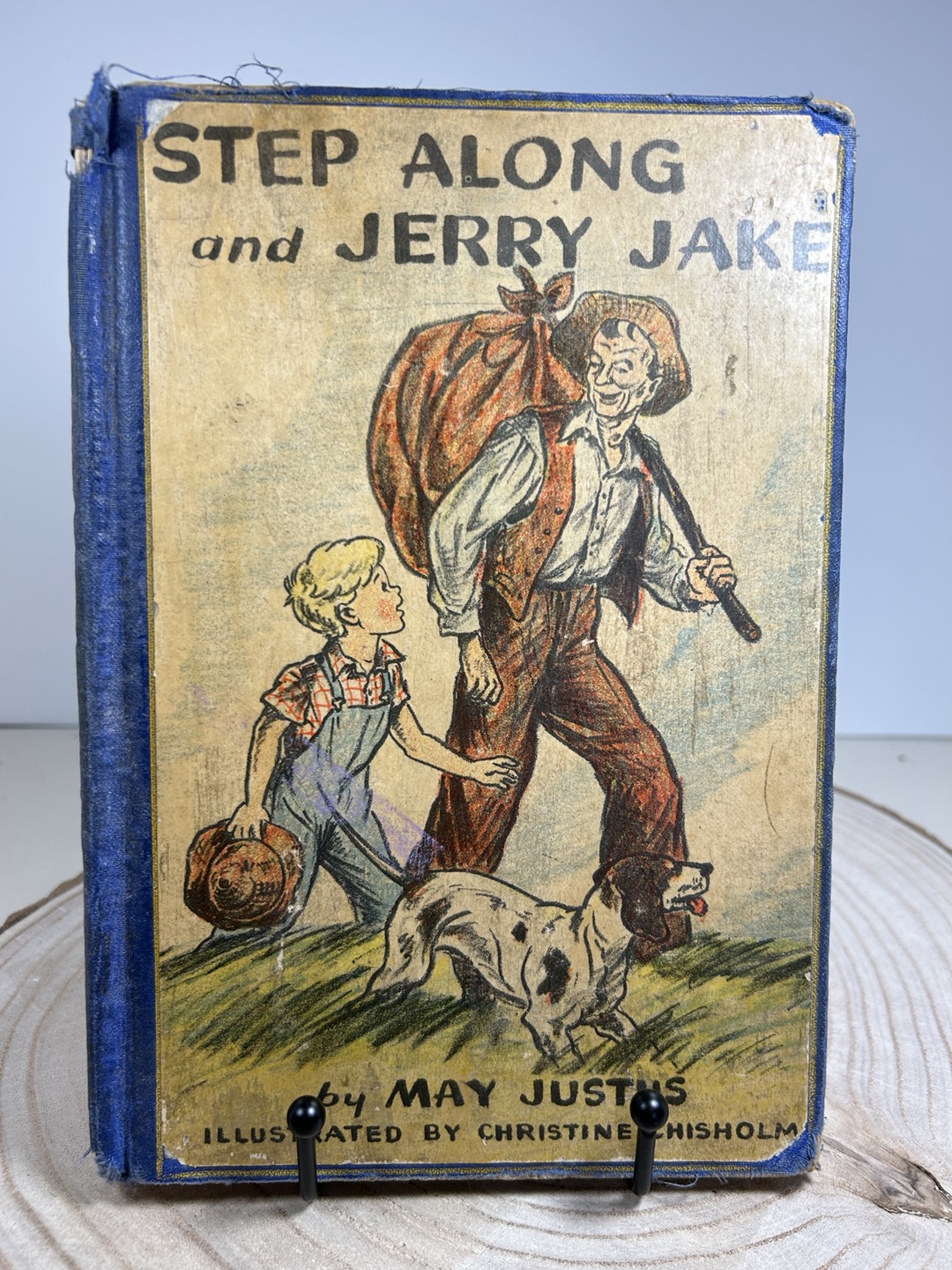 May Justice Step Along and Jerry Jake Vintage Childrens Book Illustrated 1942