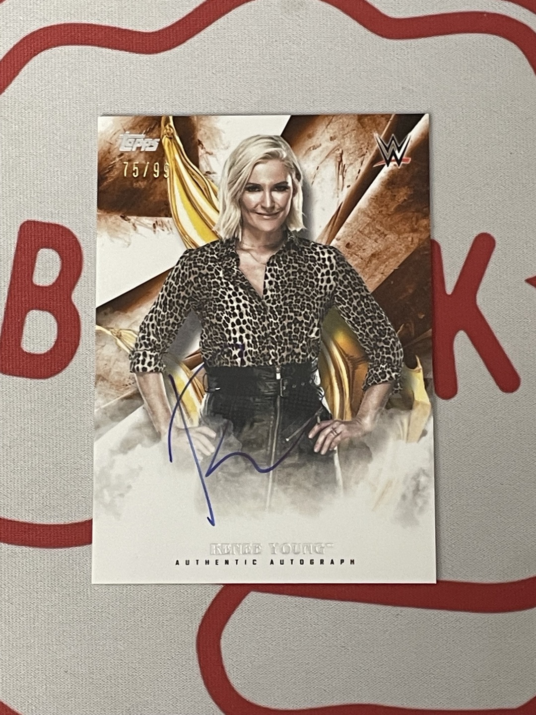 2019 Topps Undisputed WWE Renee Young Autograph /99