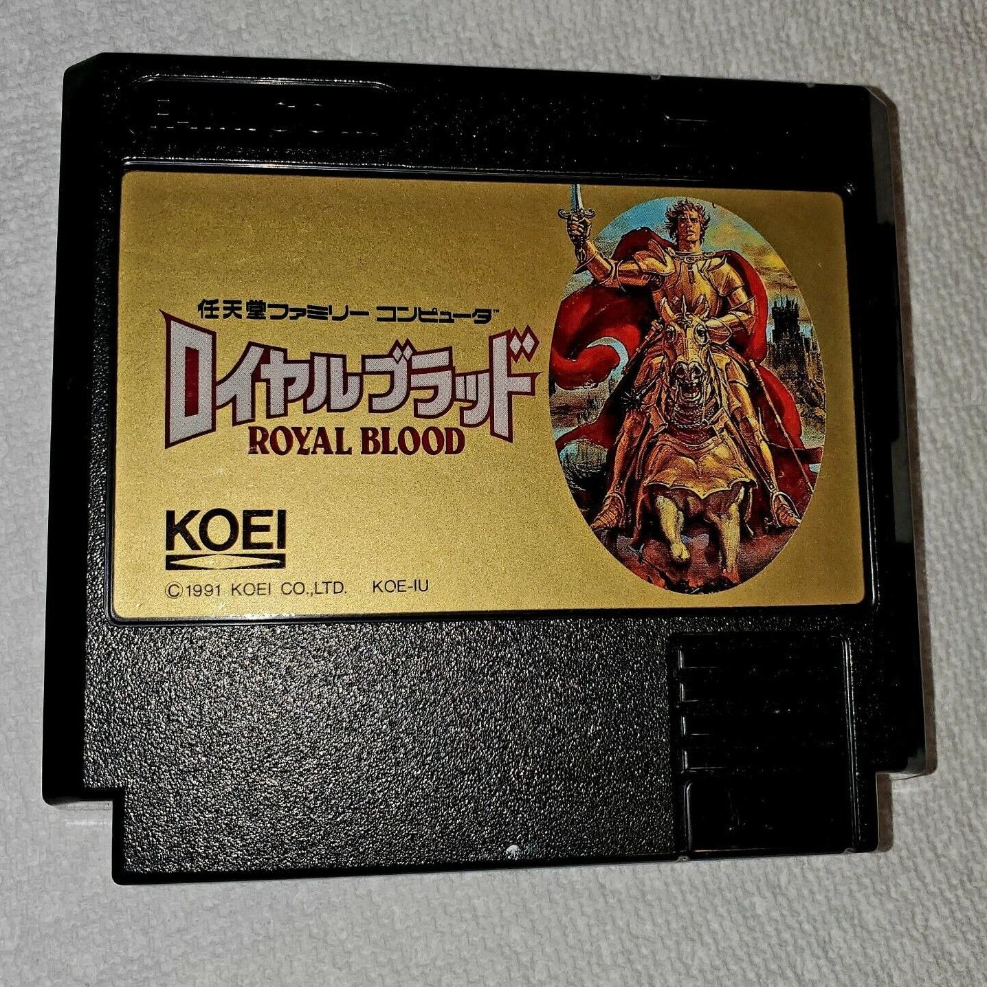 Game soft Famicom ROYAL BLOOD Nes from Japan③ rare game only