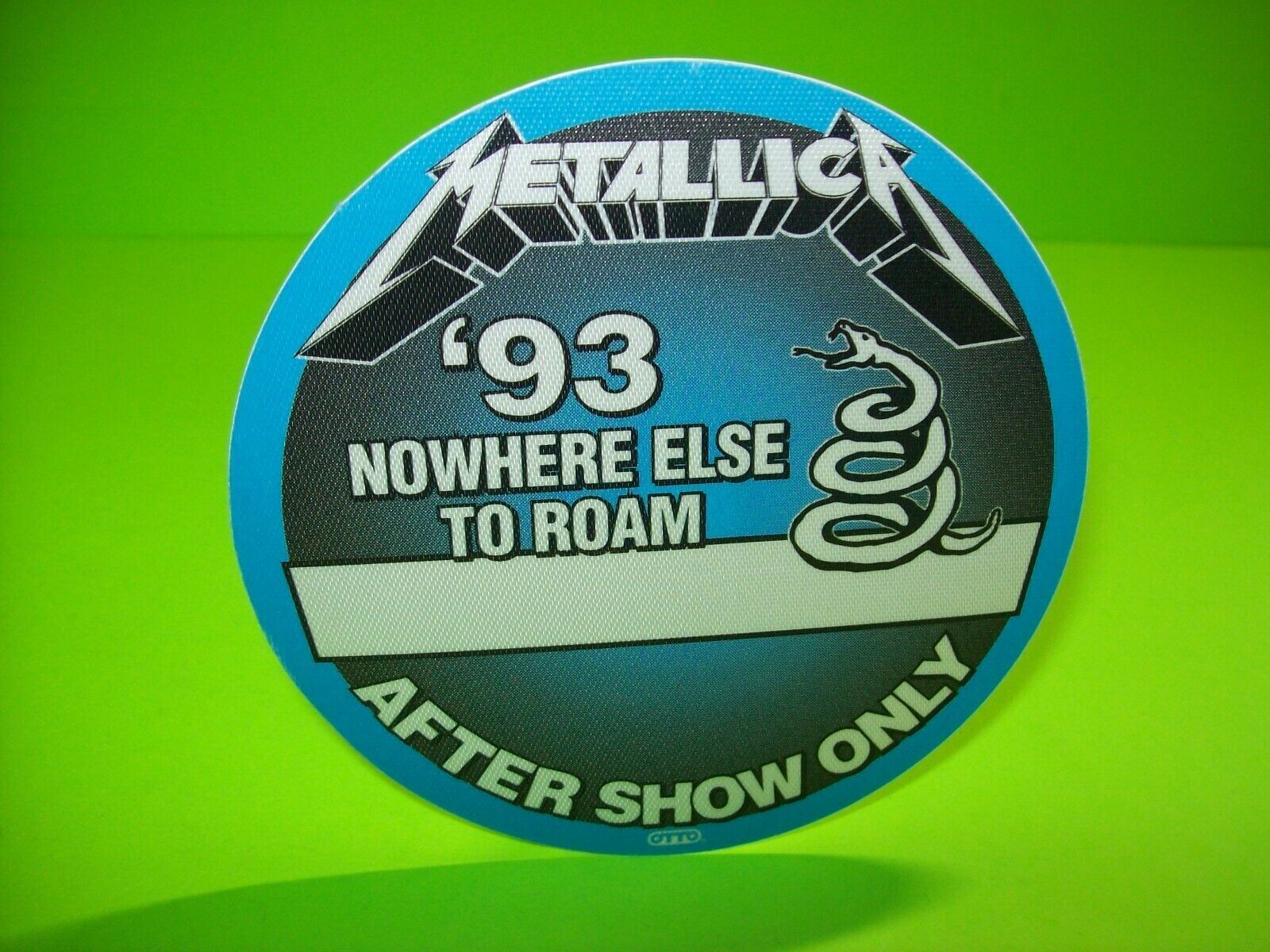 Metallica Backstage Pass Original 1993 Hard Rock Metal Music Gift After ...