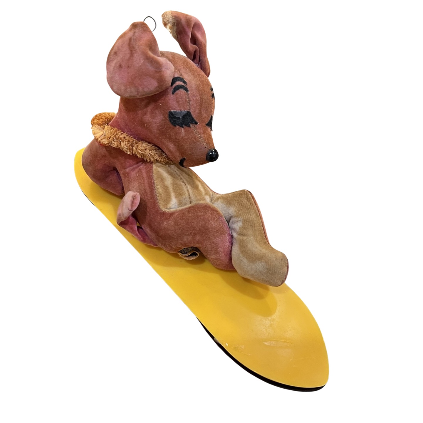 Vintage Dakin Dog on Surfboard Dream Pets Plush Stuffed Pink Pup Animal