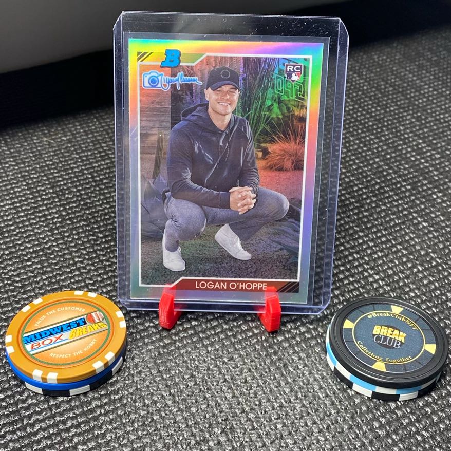 2023 Logan O’hoppe Randy Johnson Insert Bowmans Best Los Angeles Angels