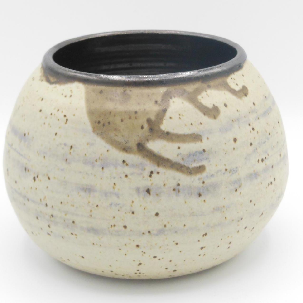 Studio Art Pottery, Hand Thrown, Artist Signed, 'Stoke', Speckled, Drip ...