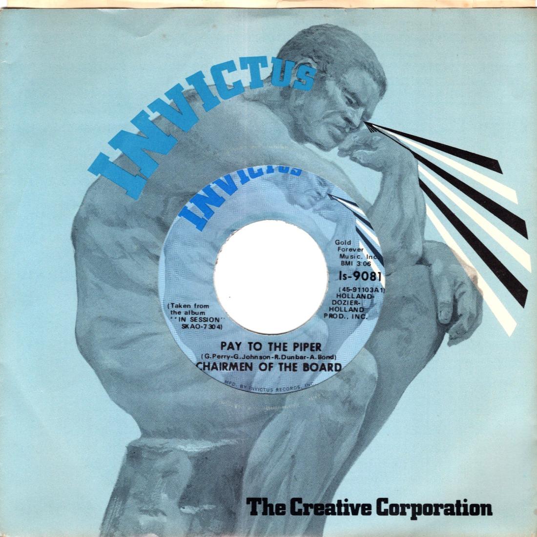 Chairmen of the Board NM soul 45 rpm "Pay To The Piper"