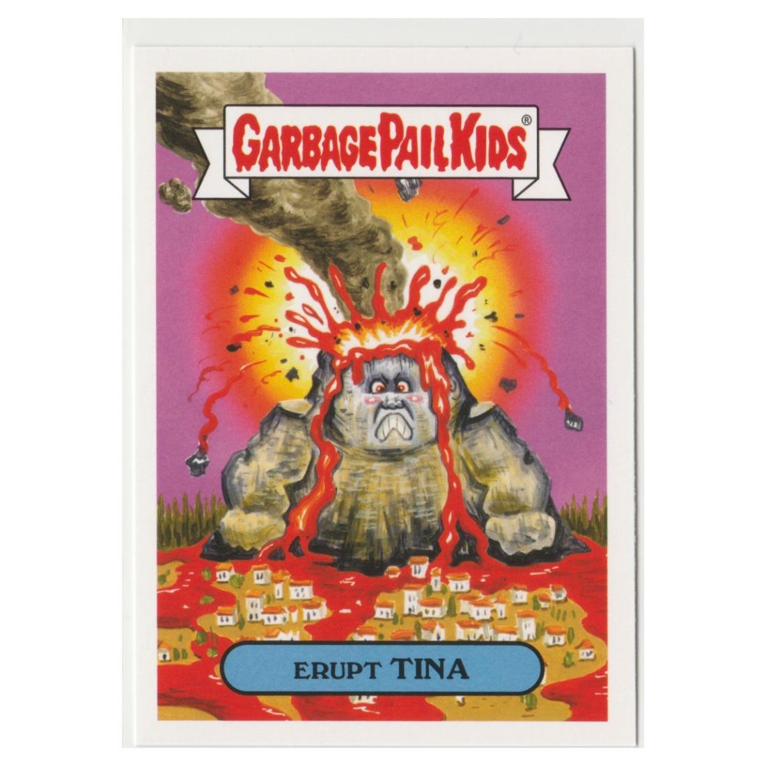 Garbage Pail Kids Erupt Tina #12b 2017 Adam-Geddon GPK 0140